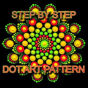 Dot Art Pattern Canvas 31 - 40 Bundle - Downloadable PDF - Mandala ...