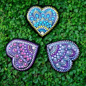 Dot Art Pattern Heart 3 - Downloadable PDF - Mandala Dotting - Dotting ...
