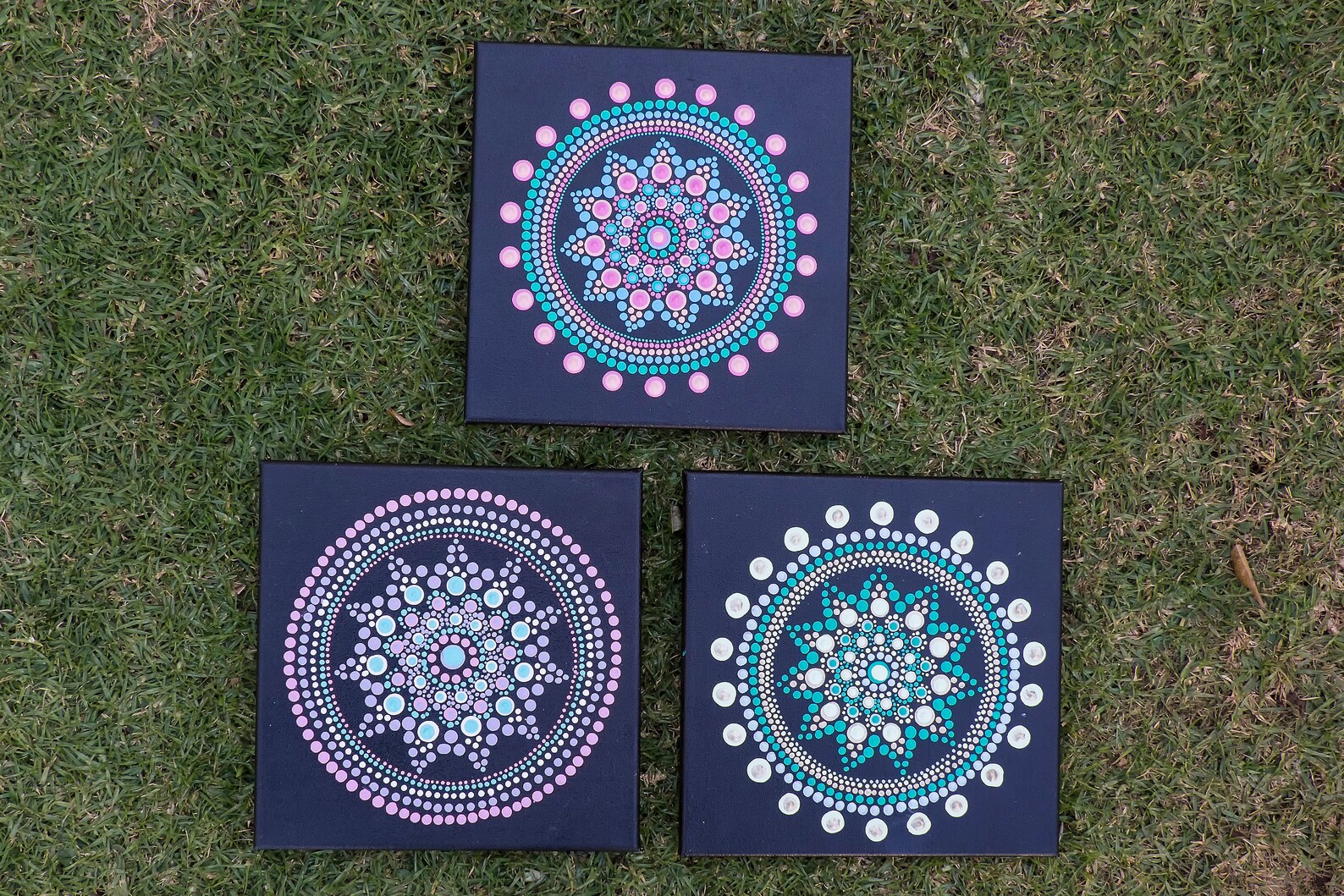Dot Art Pattern Canvas 26 - Downloadable PDF - Mandala Dotting ...