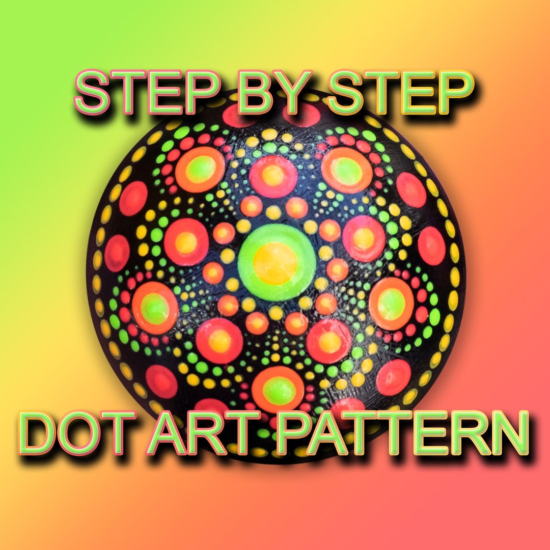 Dot Art Pattern Round Rock 8 - Downloadable PDF - Mandala Dotting ...
