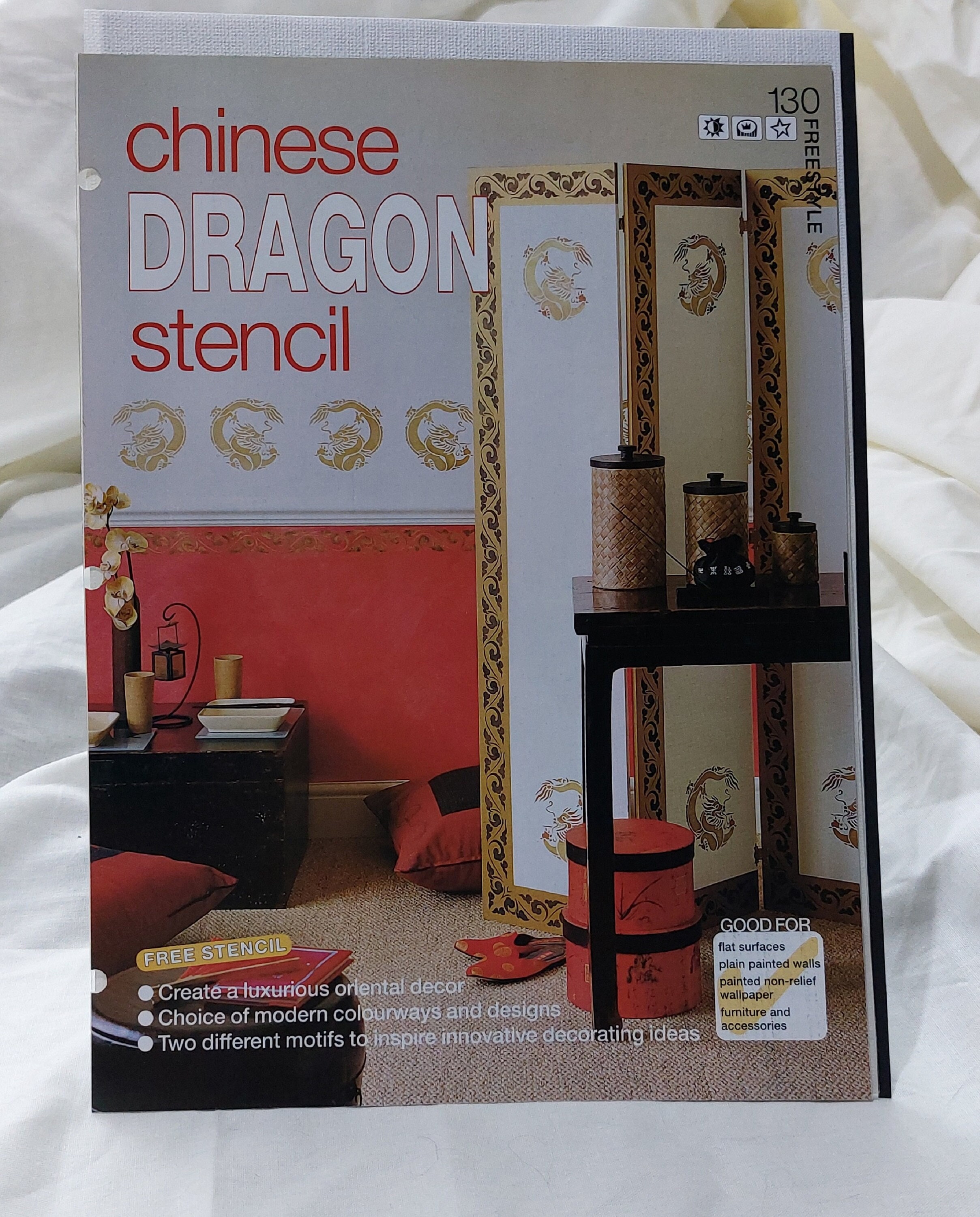 Chinese Dragon Stencil - Etsy