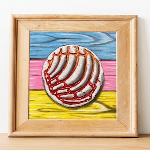 La Concha Art Print, Mexican Art, Pan Dulce, Mexican Kitchen Decor ...