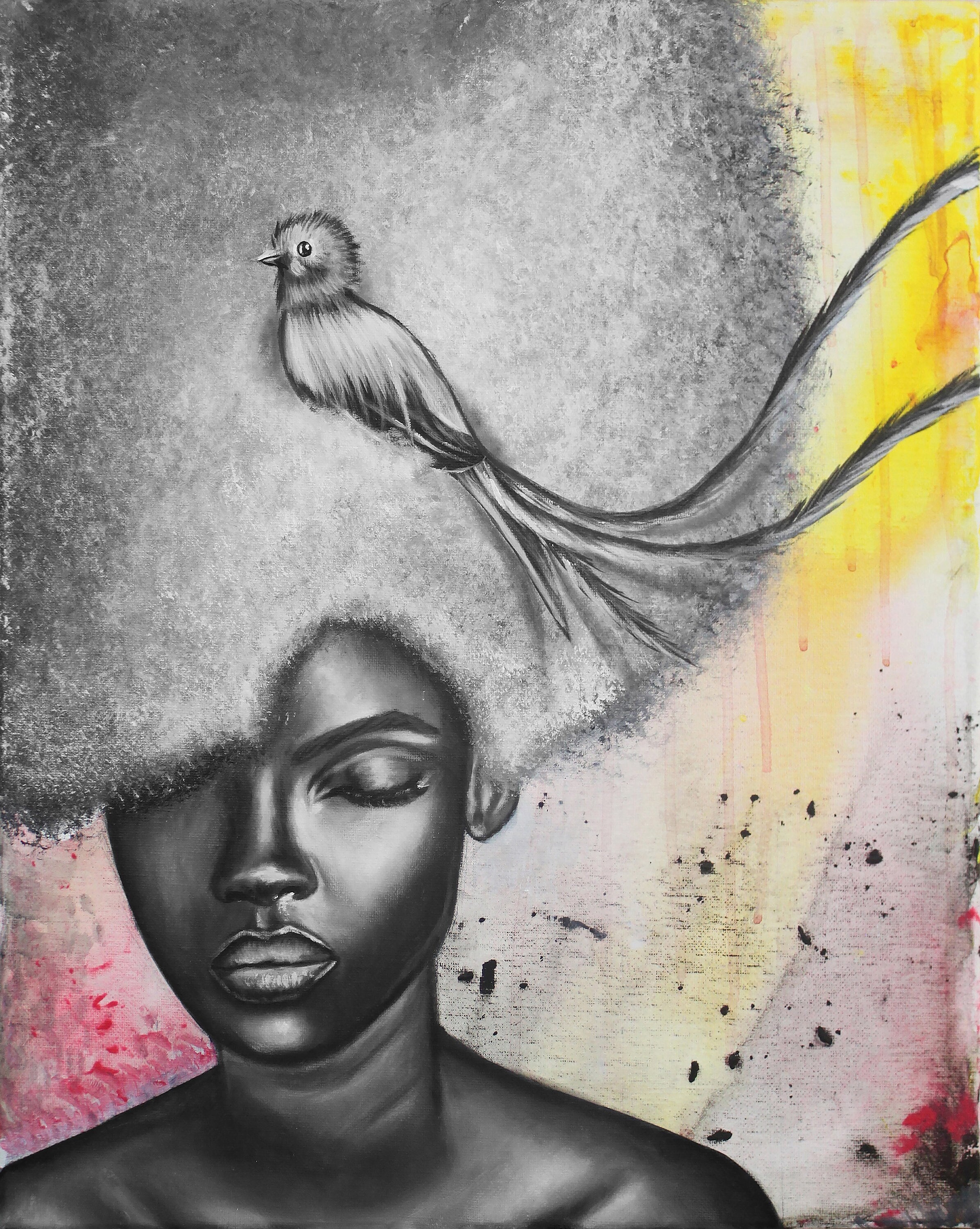 Home & Living Wall Décor Prints Black Woman Art print Black Culture art ...