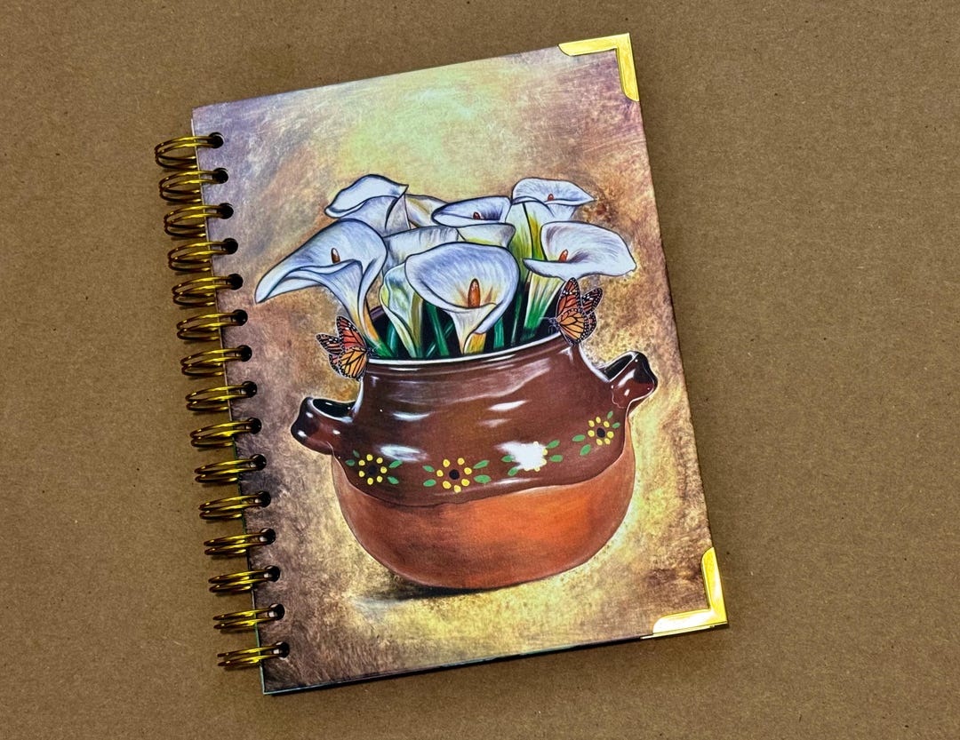 Los Alcatraces Spiral Notebook, Hardcover Spiral Notebook, Mexican ...