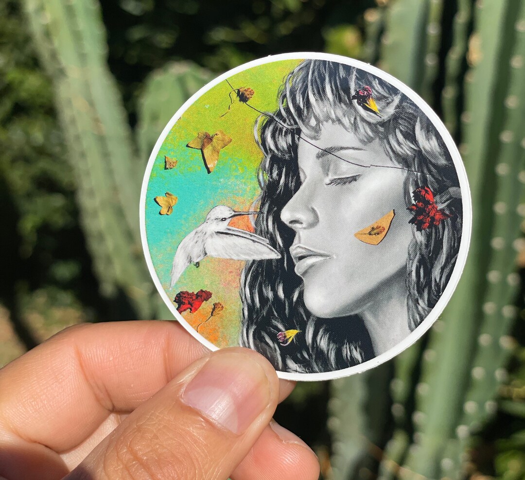 Beautifully Broken Sticker, Woman Sticker, Painting Sticker, Strong ...