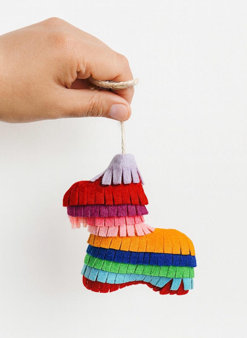 Mexican Ornaments, Felt Ornaments, Frida, Piñata, Lele, Nopal, Mexican ...