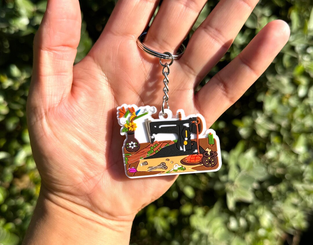 Sewing Machine Keychain, Sewing Machine, Sewing Gifts, Gifts Seamstres ...