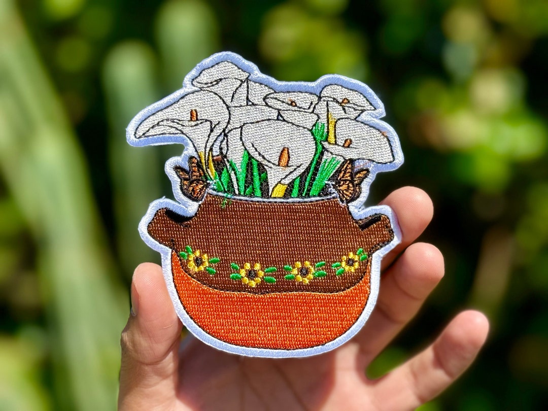 Los Alcatraces Embroidered Iron on Patch, Embroidered Mexican Patch ...