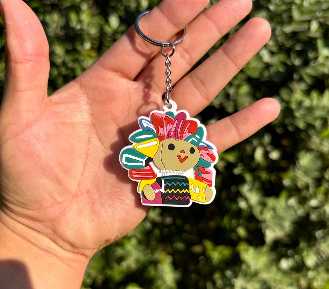 Mexican Doll Keychain, Mexican Keychain, Lele Doll, Mexican Gifts ...