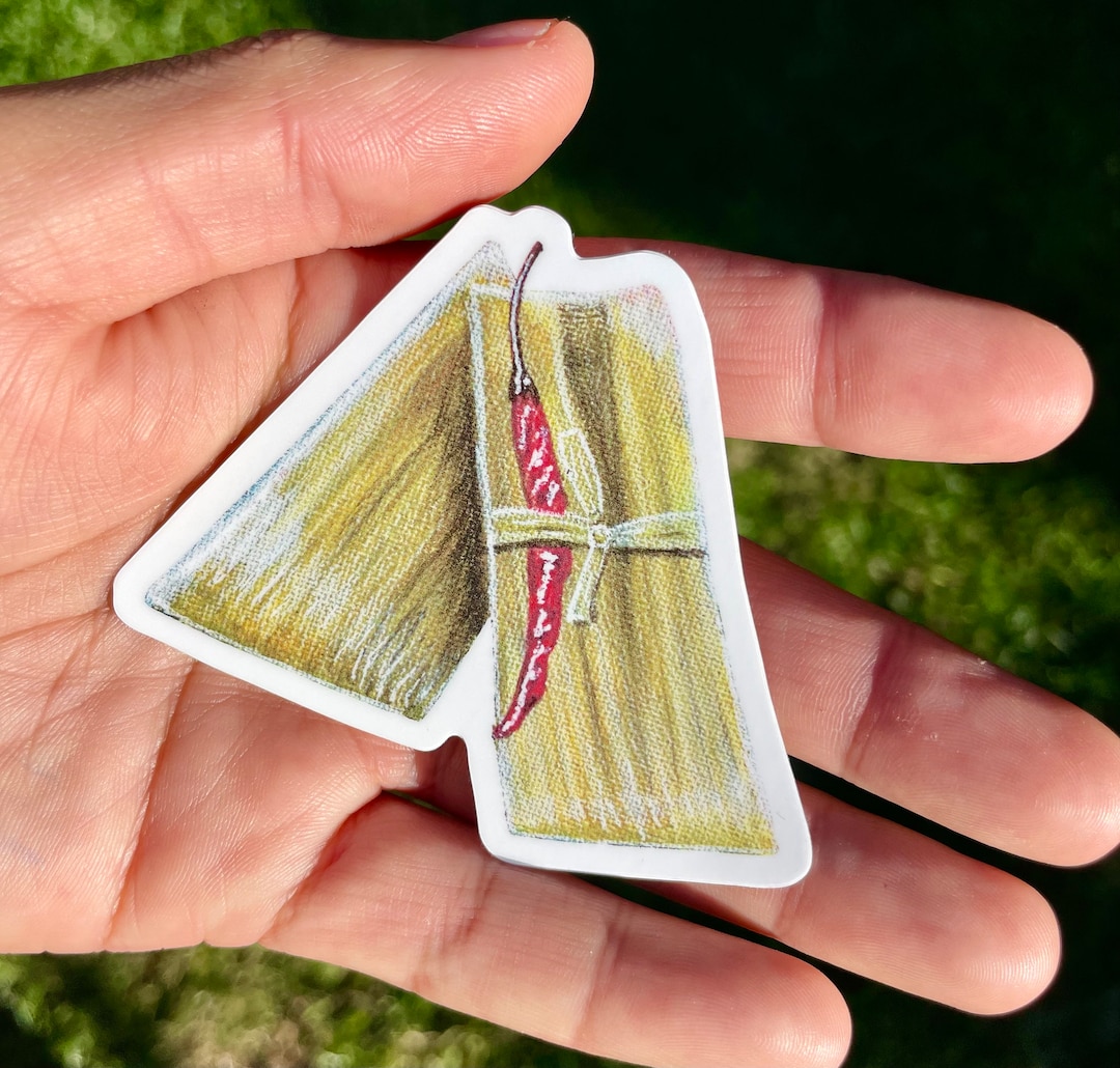 Tamales Sticker, Mexican Sticker, Painting Sticker, Mexican Food ...