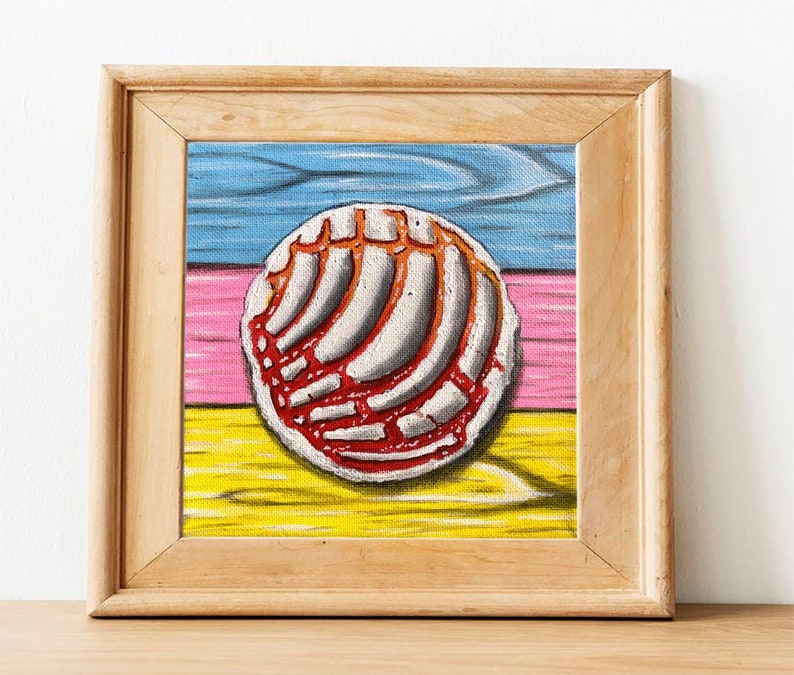 La Concha Art Print, Mexican Art, Pan Dulce, Mexican Kitchen Decor ...