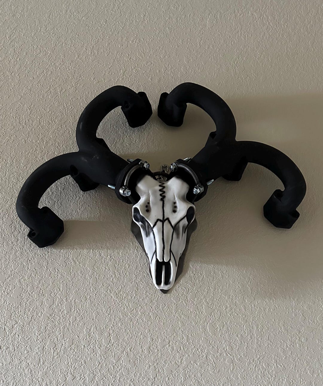 Ram Horn Cast Iron Trophy V8 #0352 - Etsy