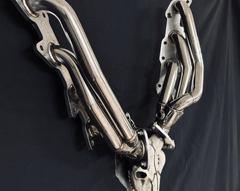 V8 Header Deer V-band Trophy 0305 - Etsy