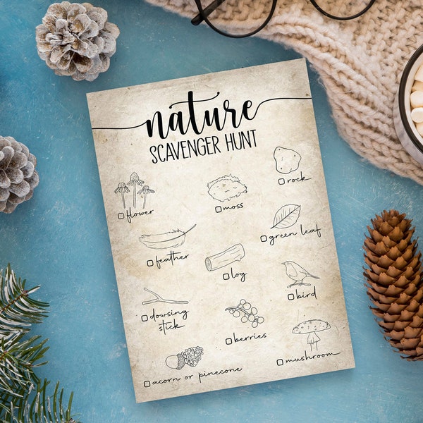Scavenger Hunt in the Woods - Etsy