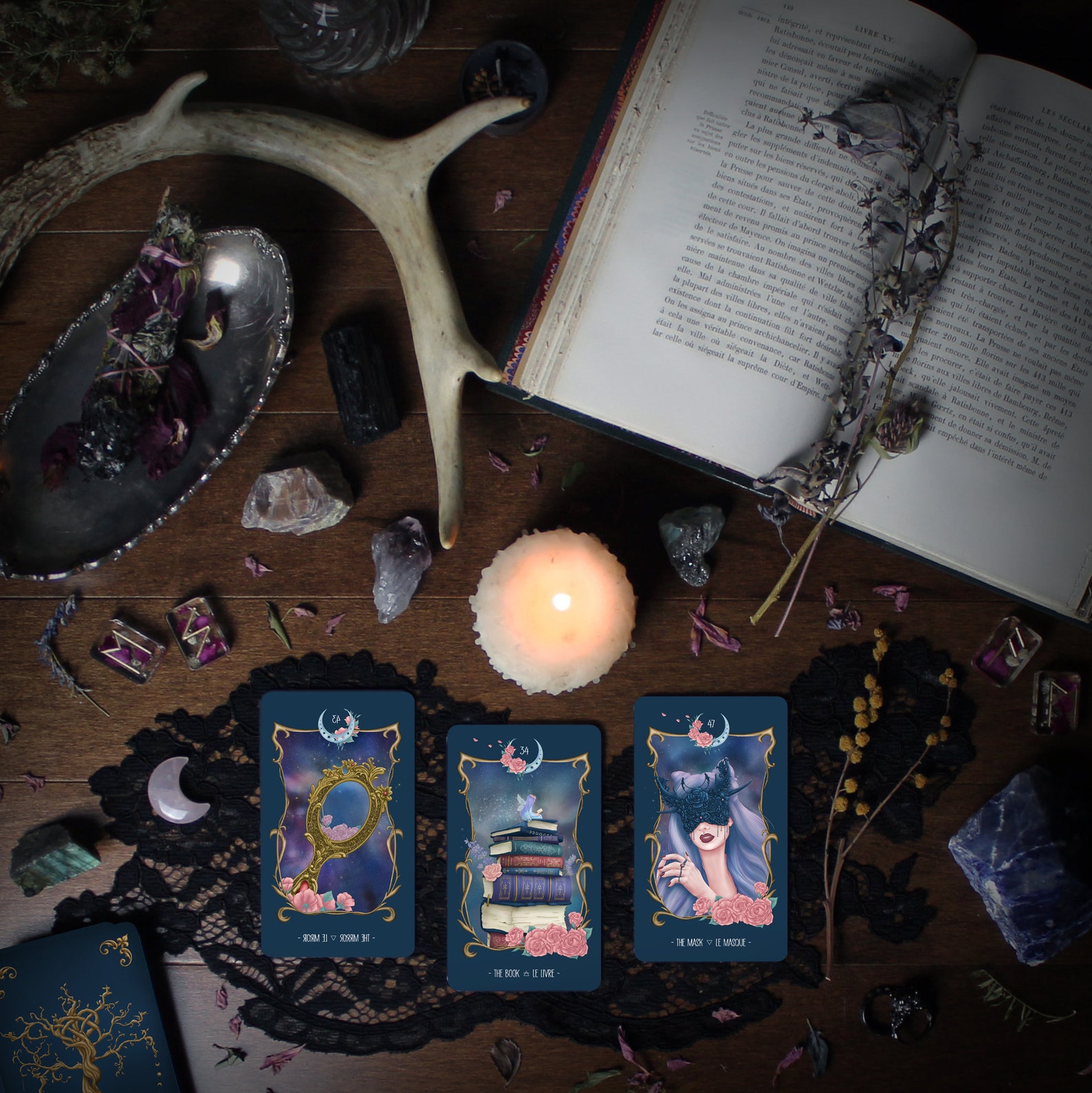 Moon Sprites Oracle Deck - 47 Fantasy Inspired Cards - Magickal ...