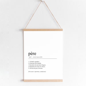 Dad Definition Printable, Father's Day Poster, Cute Saying, Typography ...