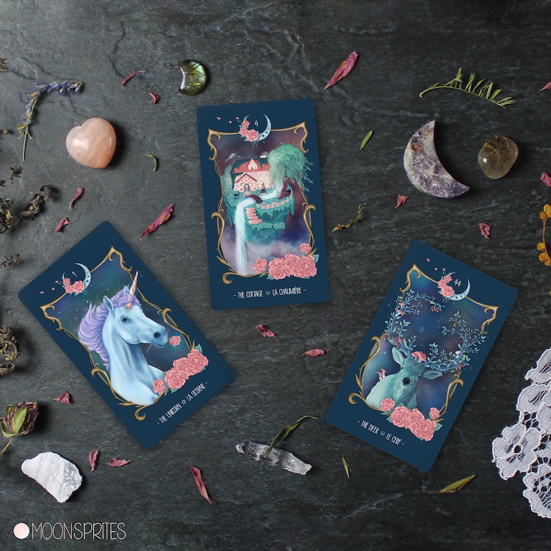 Moon Sprites Oracle Deck 47 Fantasy Inspired Cards - Etsy