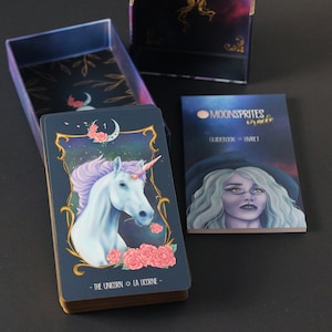 Moon Sprites Oracle Deck - 47 Fantasy Inspired Cards - Magickal ...