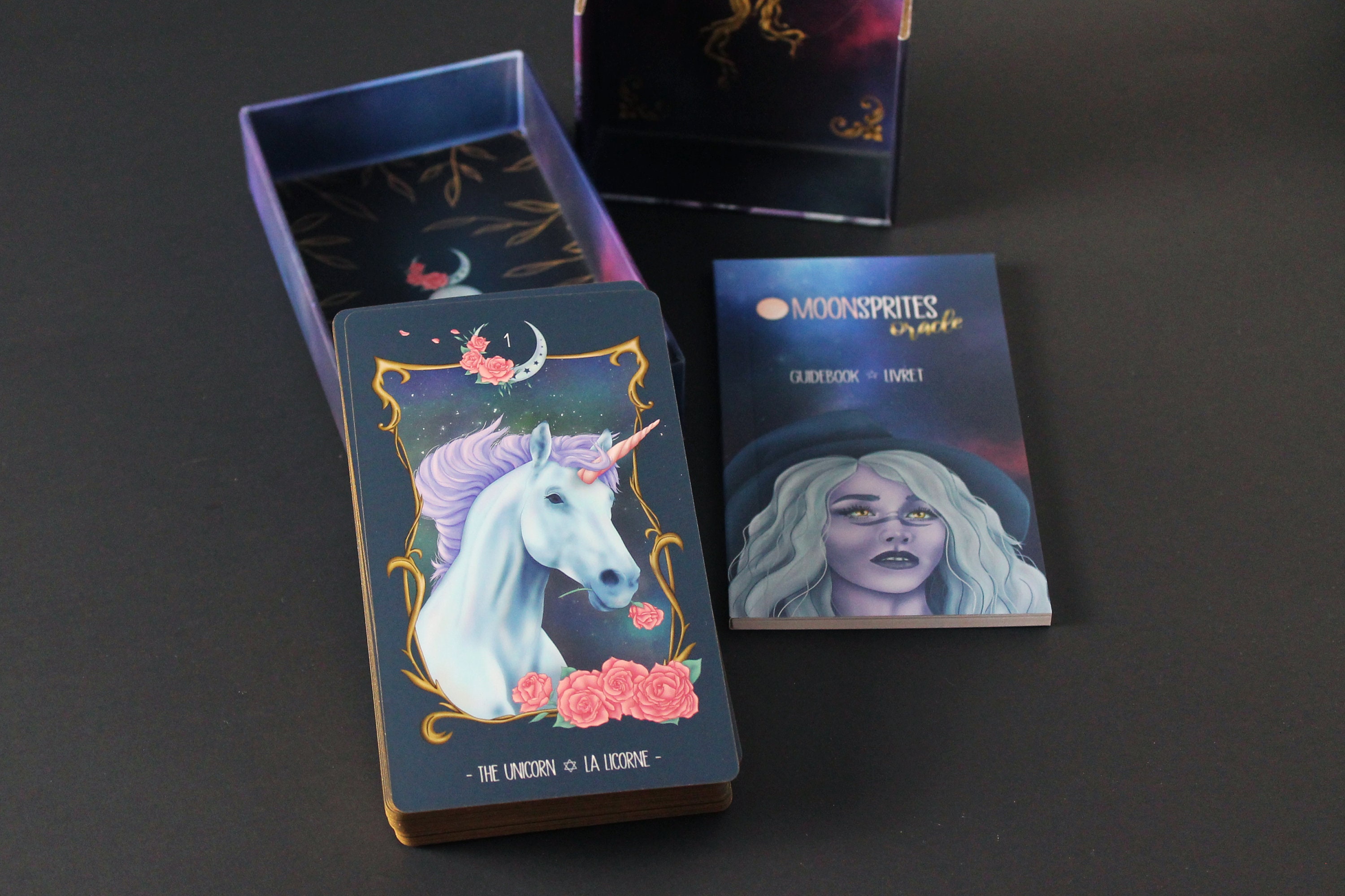 Moon Sprites Oracle Deck - 47 Fantasy Inspired Cards - Magickal ...