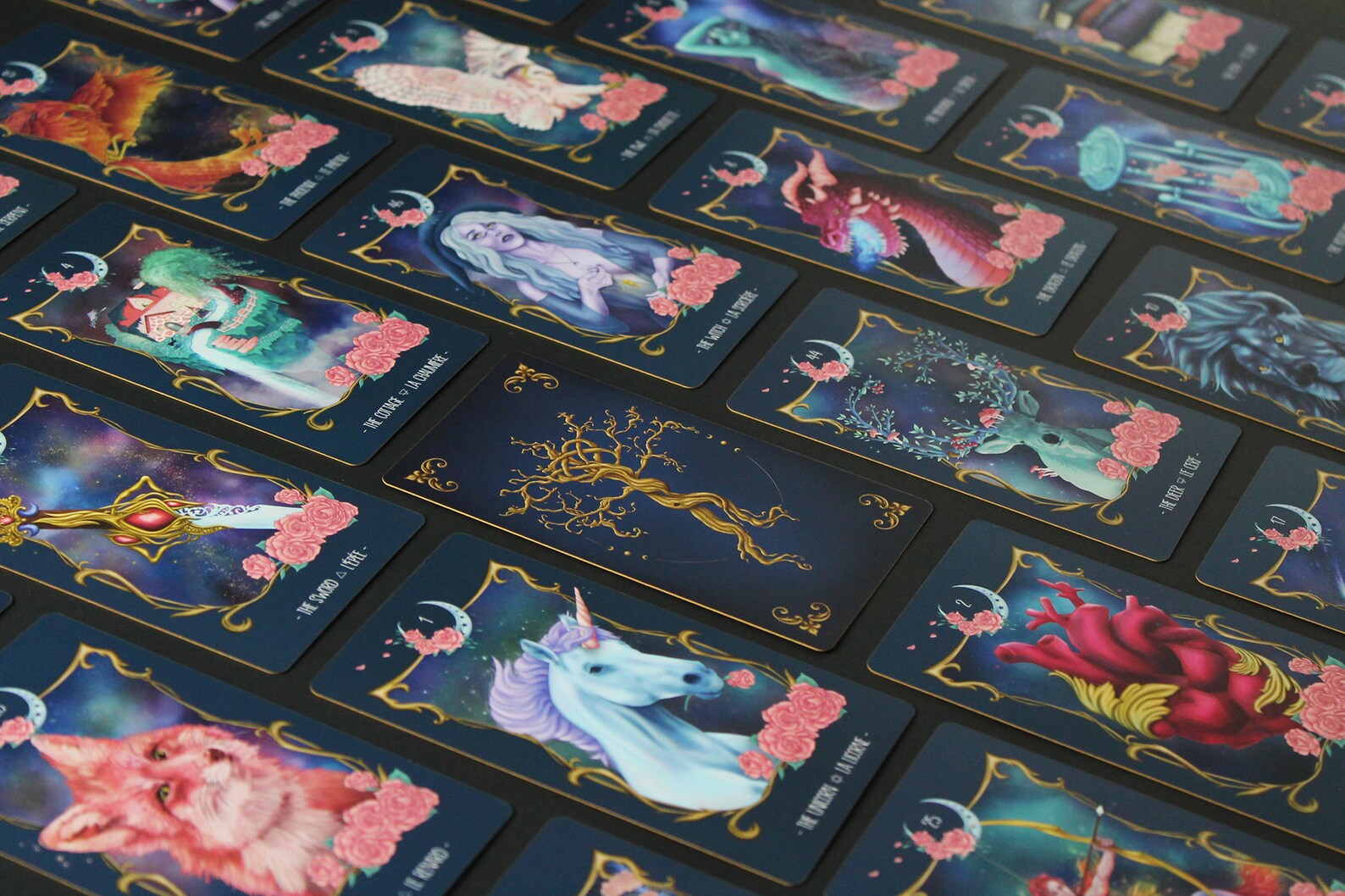 Moon Sprites Oracle Deck - 47 Fantasy Inspired Cards - Magickal ...