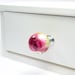 Dark Pink Rose Drawer Knobs Kitchen Cupboard Knob Furniture - Etsy
