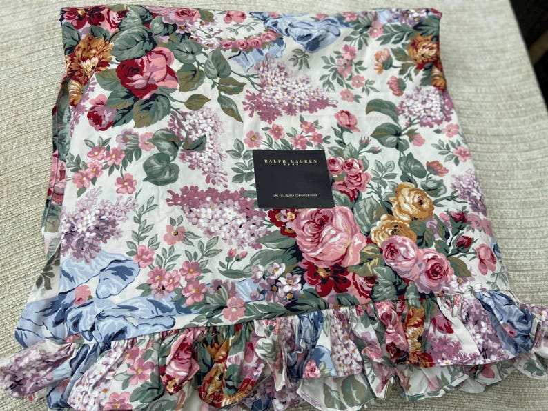 Ralph Lauren Allison Floral FULL / QUEEN Duvet / Comforter Cover ...