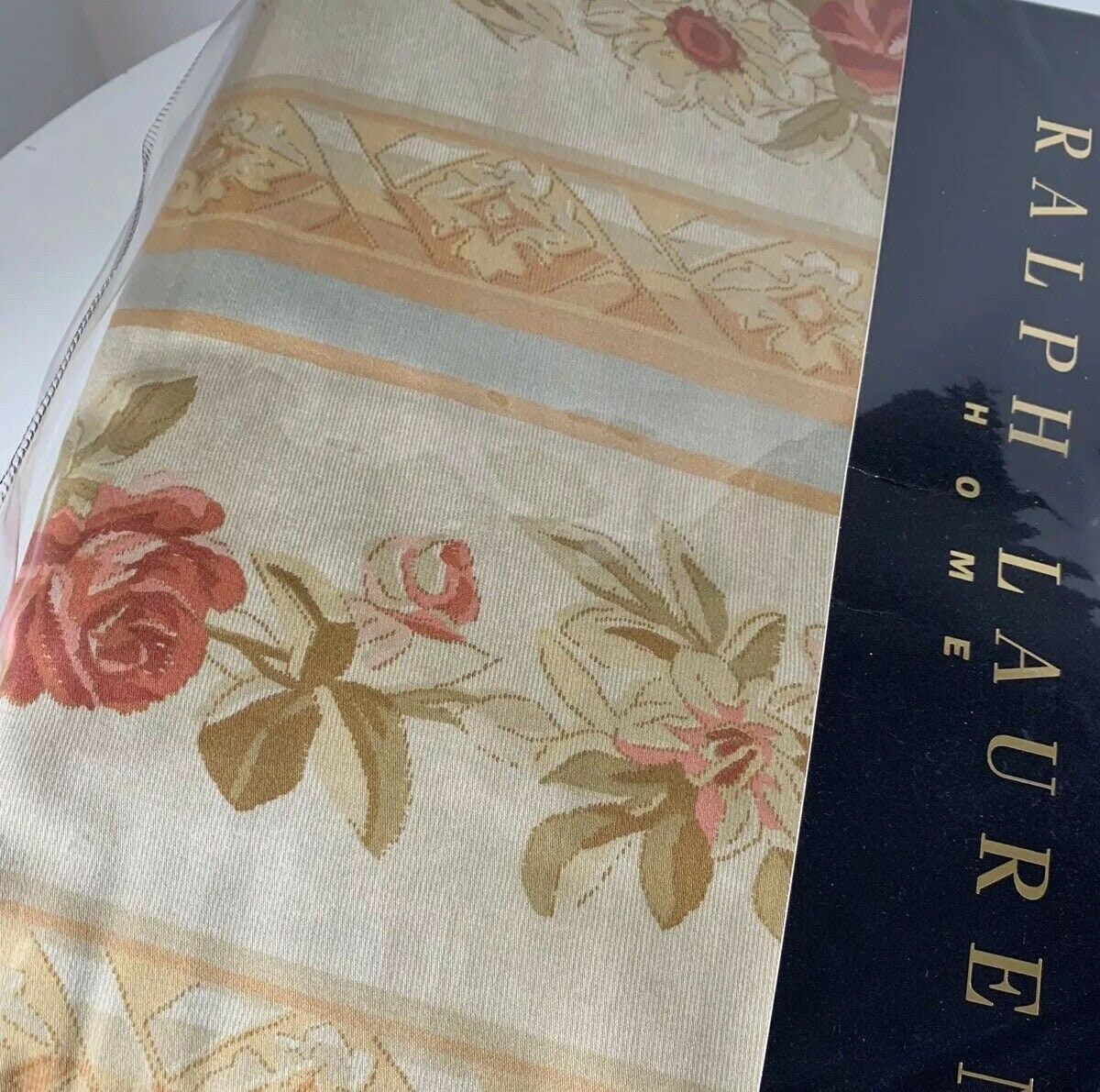Ralph Lauren AUBUSSON LAMBERT Floral KING 4PC Sheet Set Sateen 300TC ...