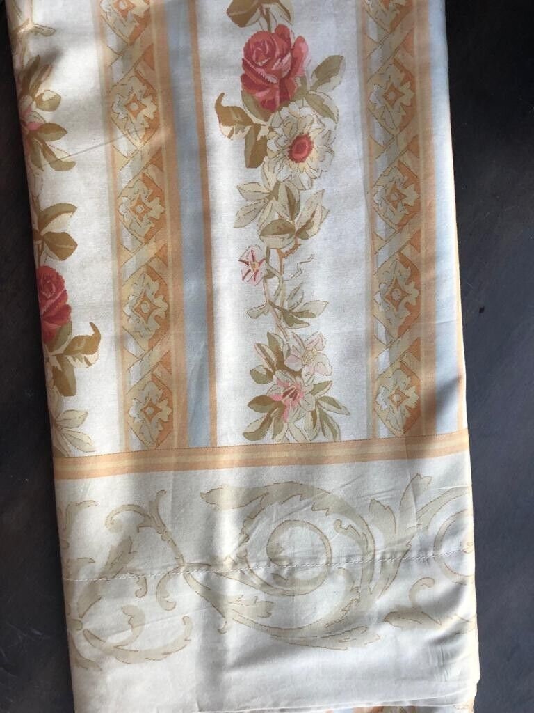 Ralph Lauren AUBUSSON LAMBERT Floral KING 4PC Sheet Set Sateen 300TC ...