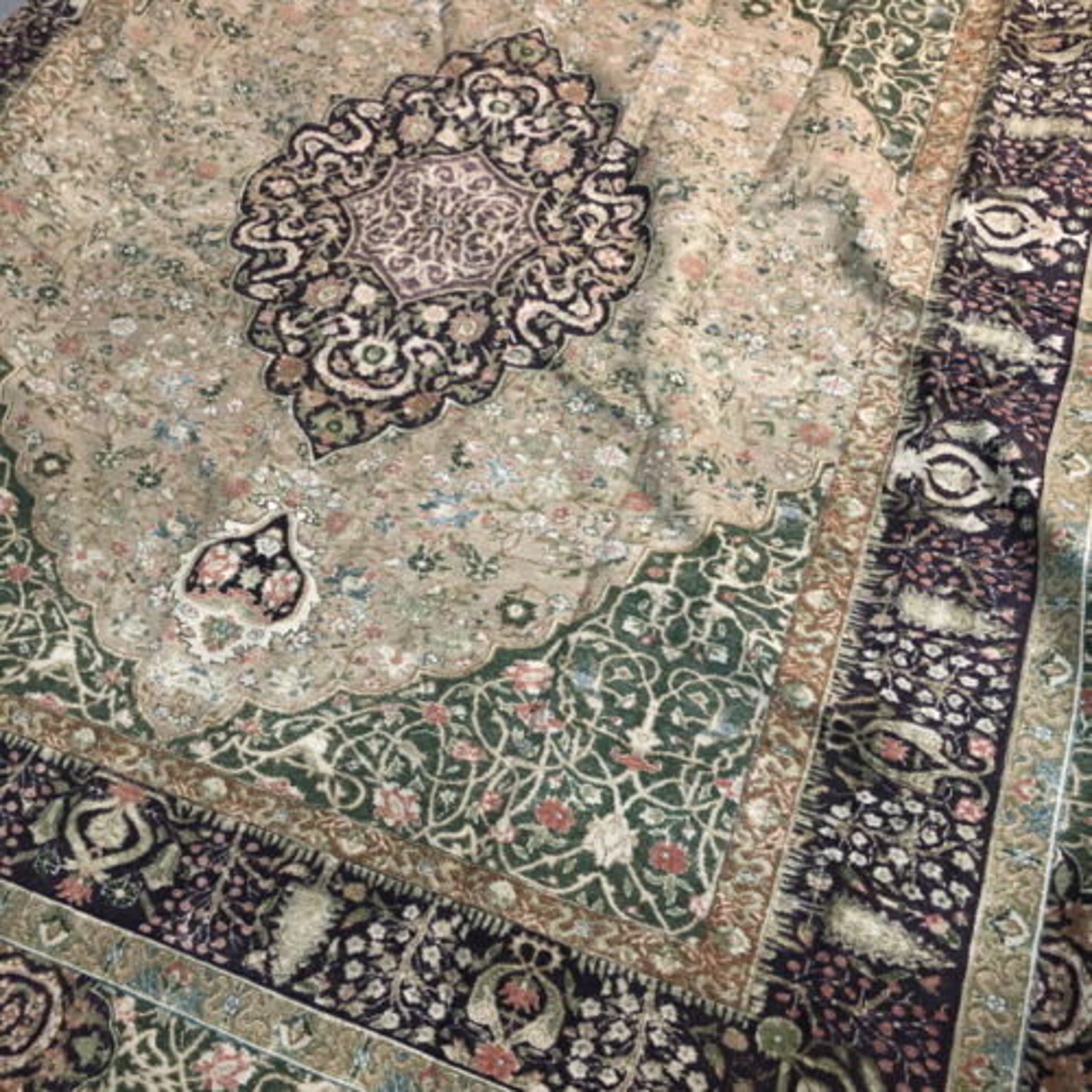 Ralph Lauren Rutherford Rug KING Duvet / Comforter Cover New Rare ...