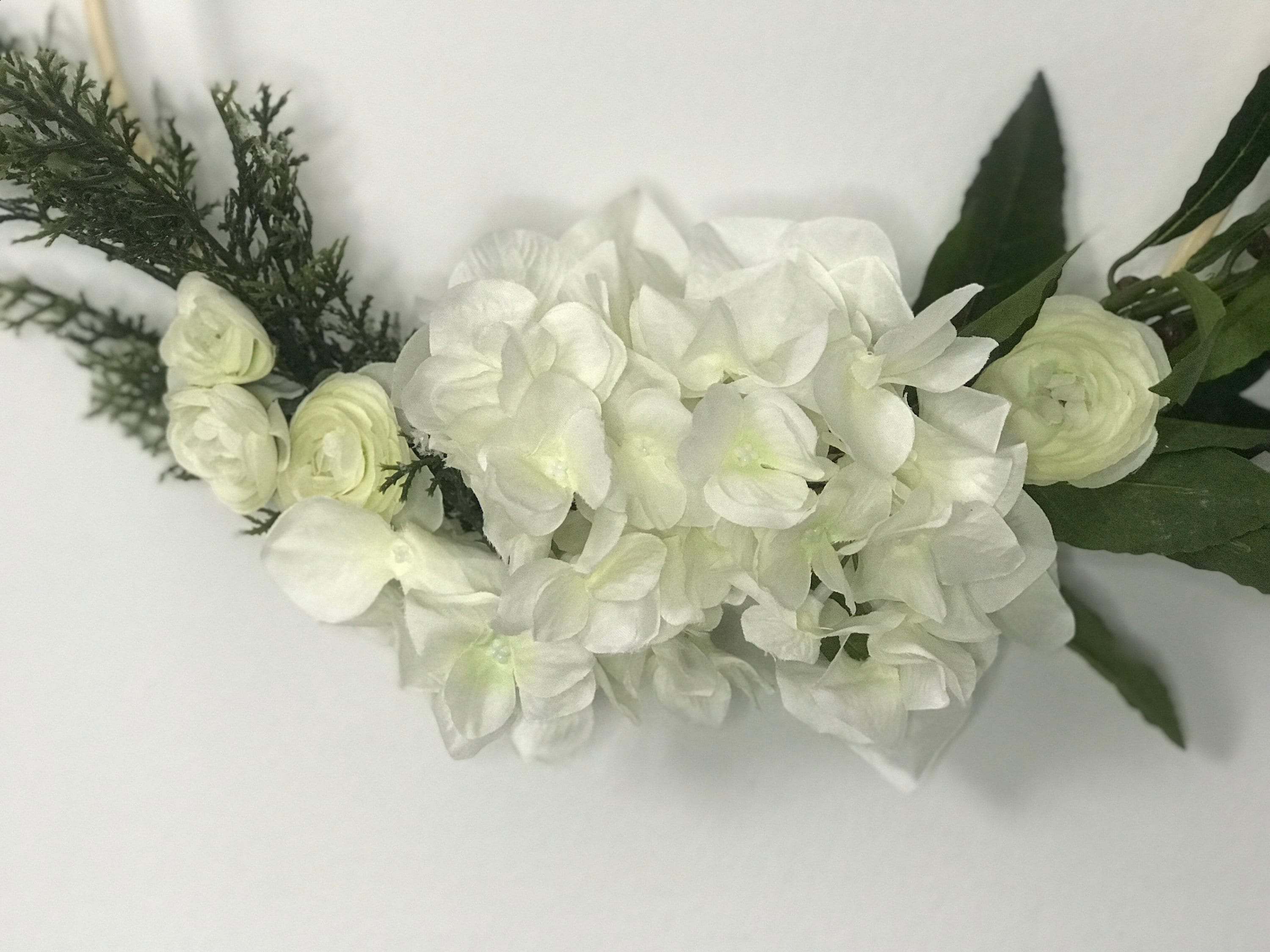 Modern Wreath Custom With White, Green, String, and More Options - Etsy