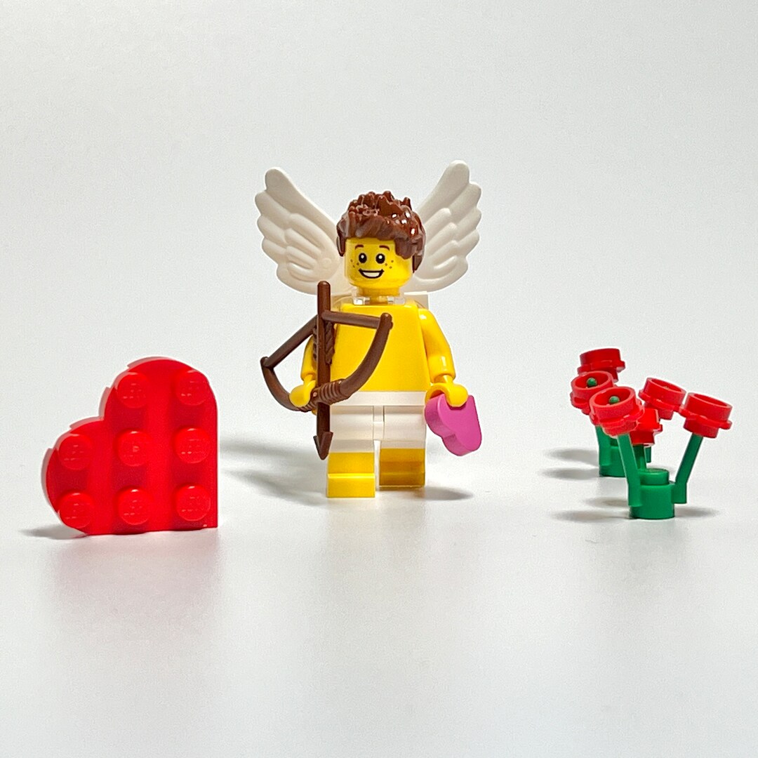 Custom Cupid Minifigure W/ Bow and Arrow - Brick Built With LEGO ® - Etsy