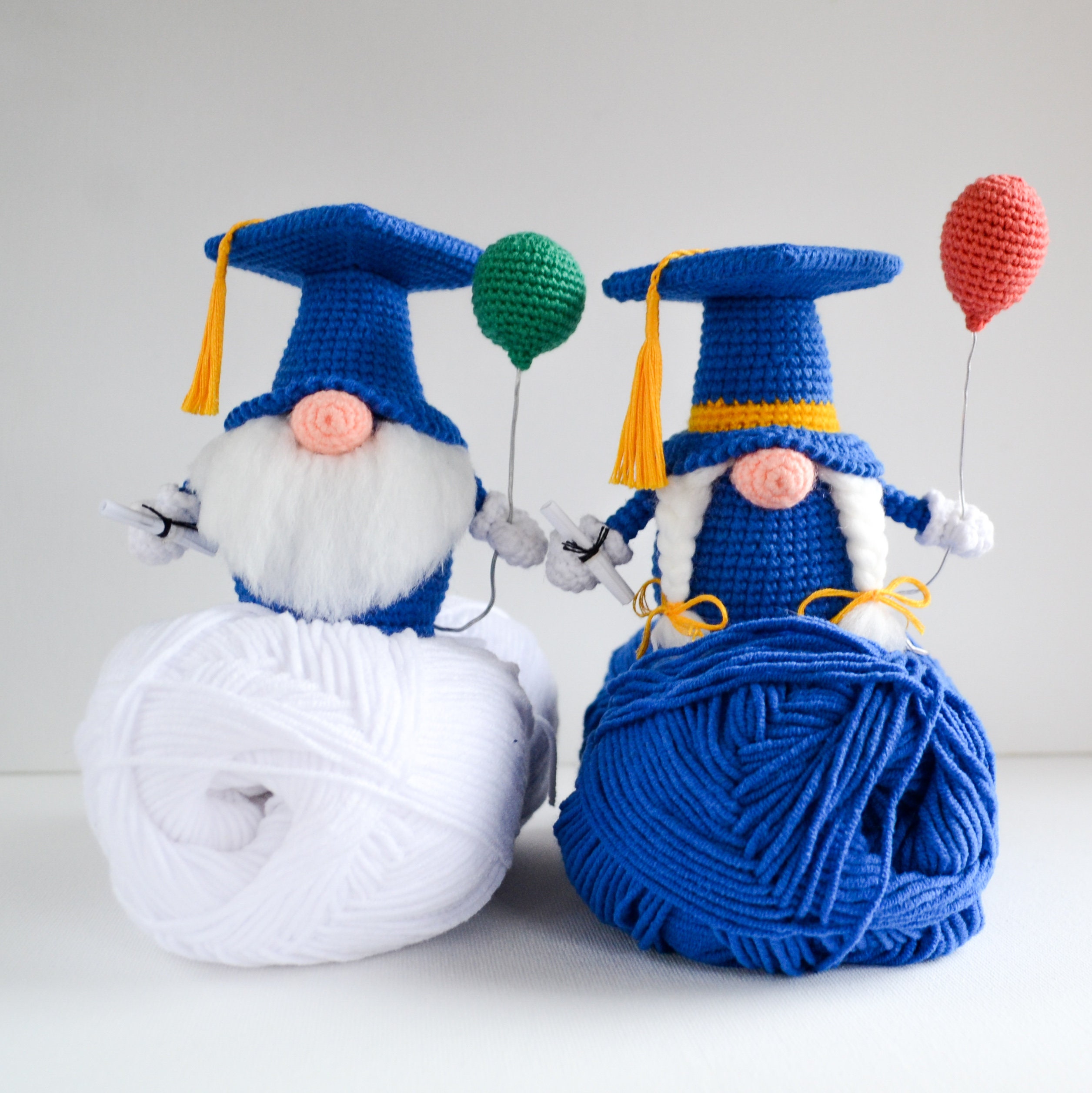 Graduate Gnomes amigurumi crochet pattern gnomes crochet | Etsy