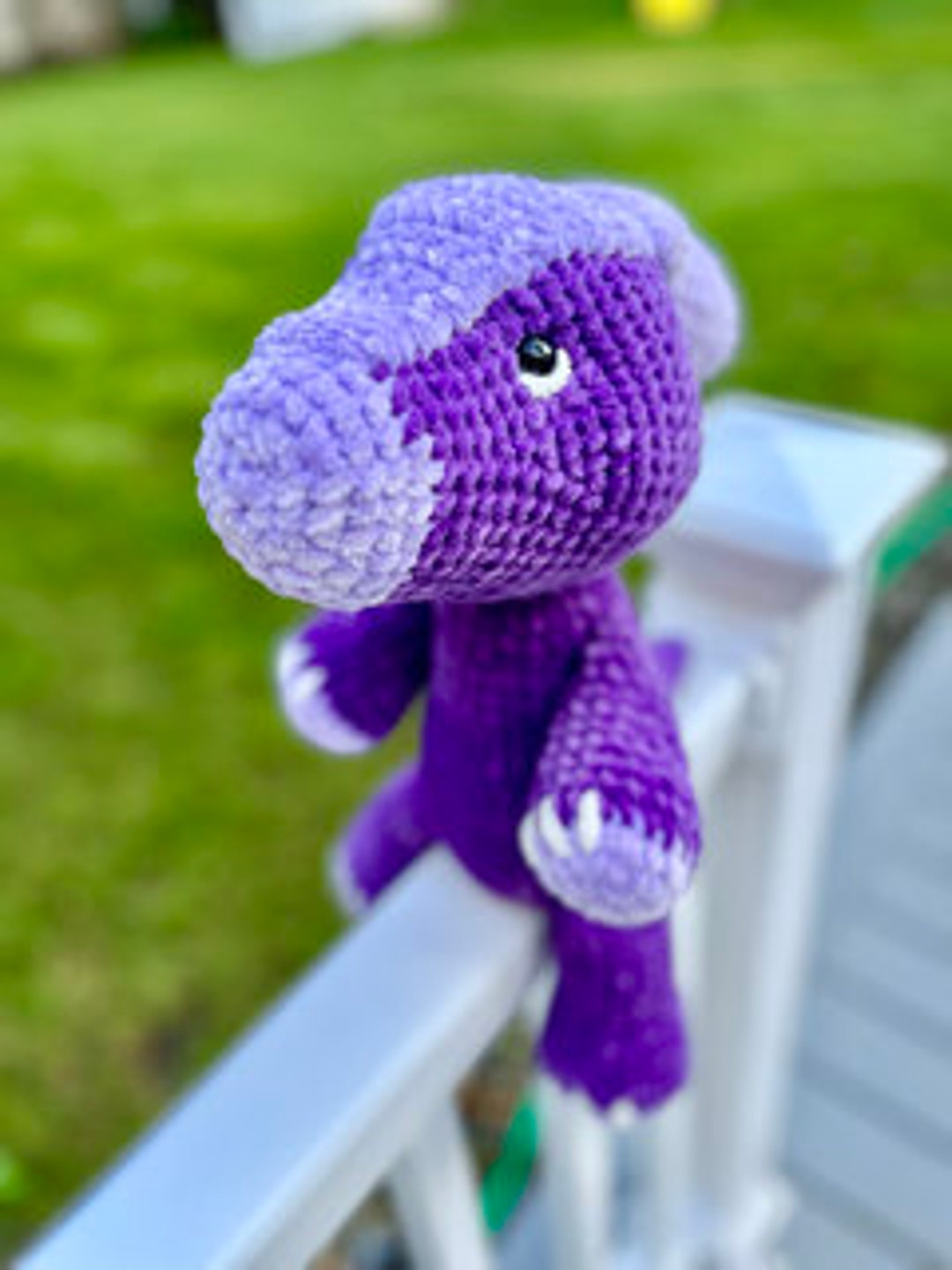Parasaurolophus Plushie, Dinosaur Plushie, Amigurumi Toy, Stuffed ...