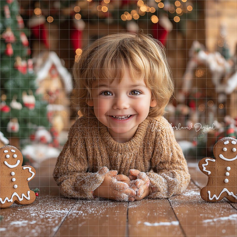 Gingerbread Backdrop - Etsy
