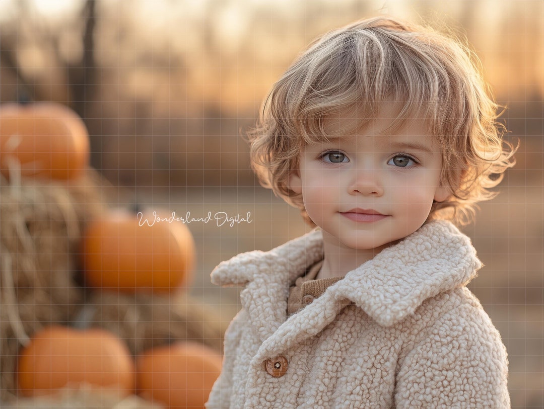 Fall Digital Backdrop, Autumn Photography Backdrop, Blurred Fall ...