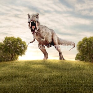 T-rex Dinosaur Digital Backdrop/background - Etsy
