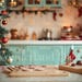 Christmas Kitchen Digital Backdrop - Christmas Bakery Backdrop ...