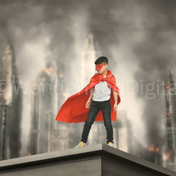 Superhero Building - Etsy