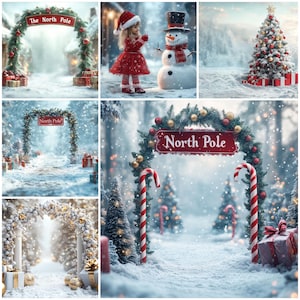 75 Christmas Digital Backgrounds - Christmas Photography Backdrop ...