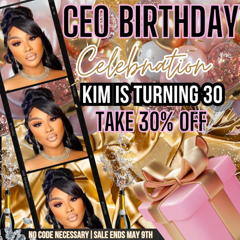 CEO Birthday Flyer, DIY Flyer Template Design, Celebration Flyer, Sale ...