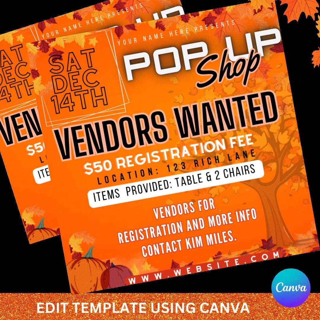 POP UP SHOP Flyer, E-flyer, Social Media Flyer, Shop Now Flyer, Beauty ...