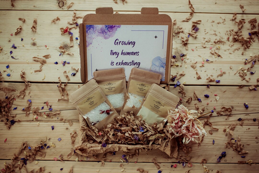New Mum Pamper Hamper Gift Set, Baby Shower Vegan and Organic Artisan ...