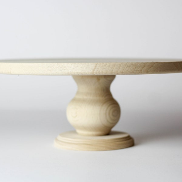 Wood Cake Stand - Etsy