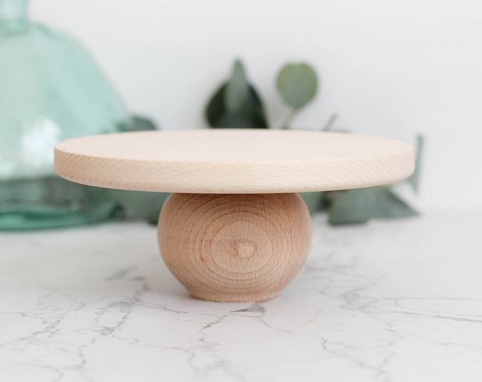 Perfect Wooden Cake Stand for a Wedding, Wooden Plate, Wooden Platter ...