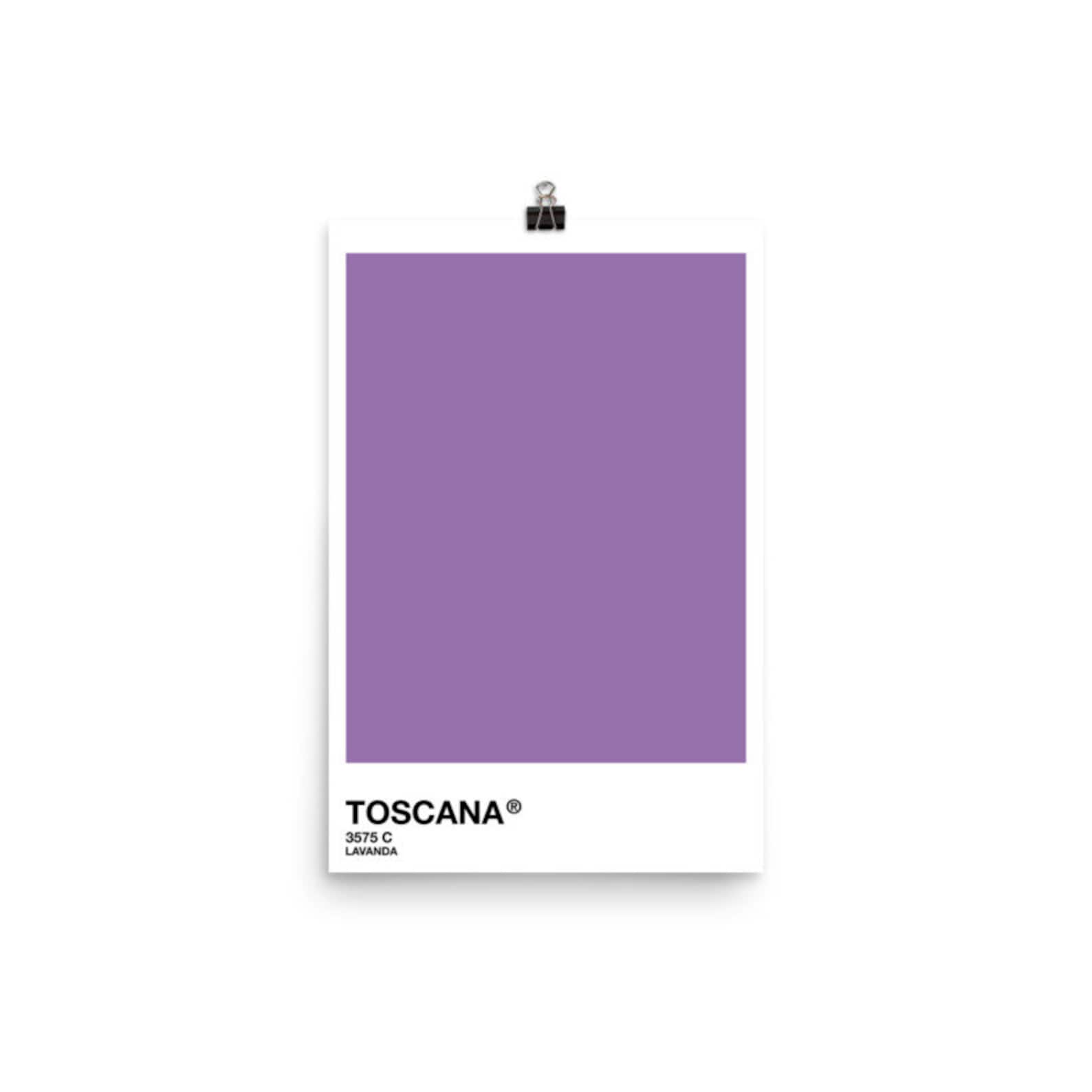 Toscana - Lavanda - Italy Color Scheme - Poster - Home Wall Art Decor ...