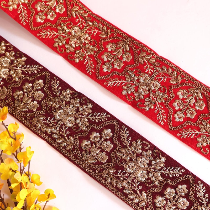 Maroon Trim - Etsy