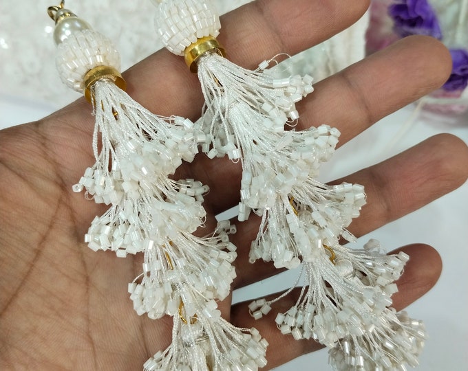 Deep Red Decorative Tassles 1 Pair - Etsy