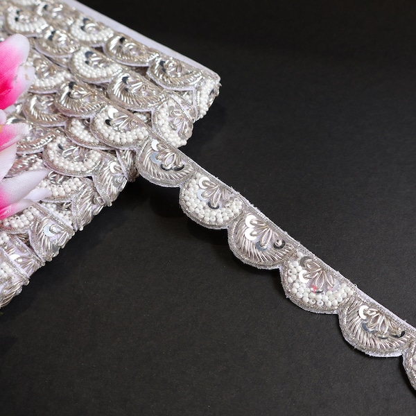 Silver Metallic Lace - Etsy