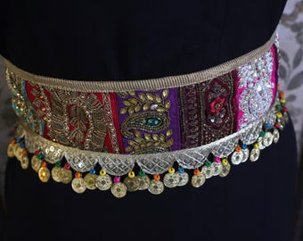 Silver Belly Chain | Indian Waist Chain | Kamarbandh | Vaddanam ...