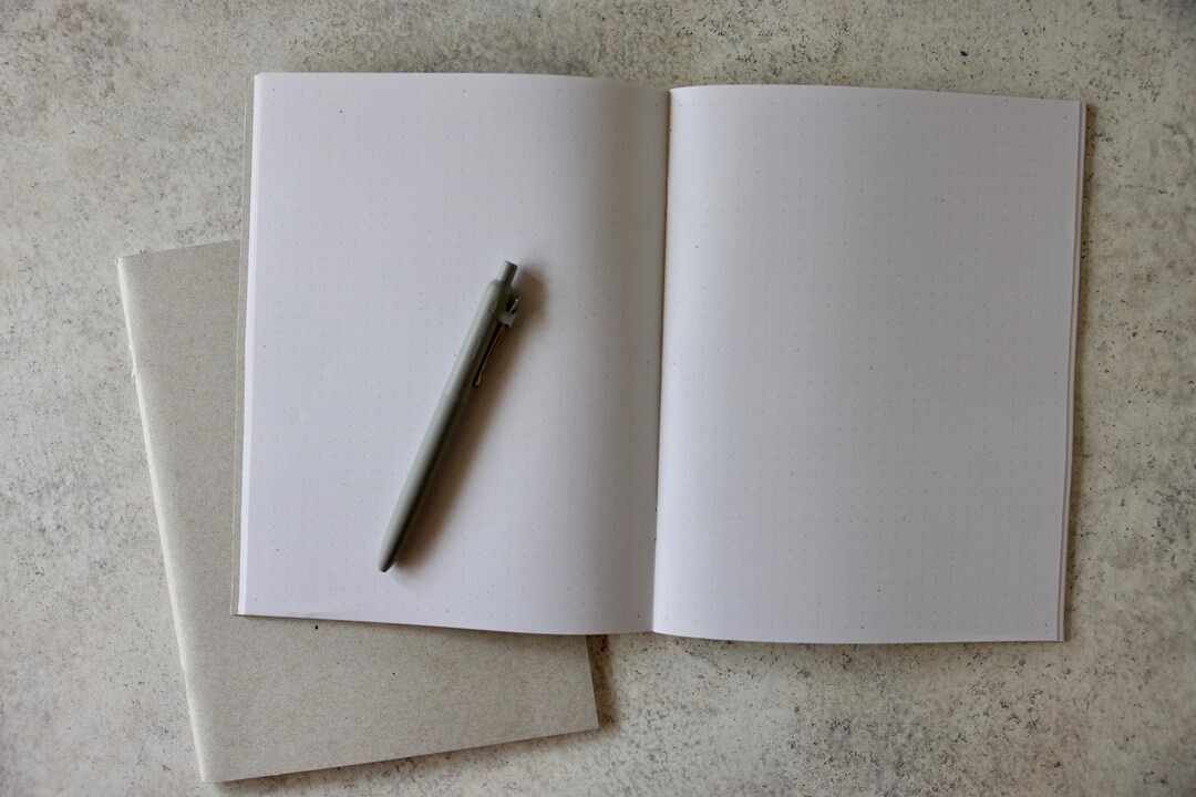 7x9" Dot Grid Notebook Insert for Traveler's Notebook Cover - Etsy
